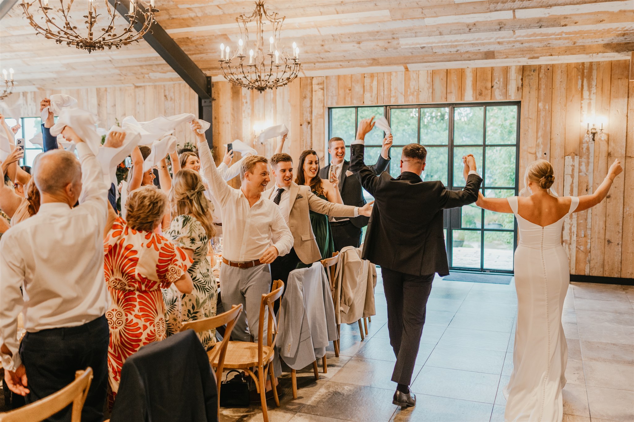 Make an entrance to your favourite song - The Barn at Botley Hill